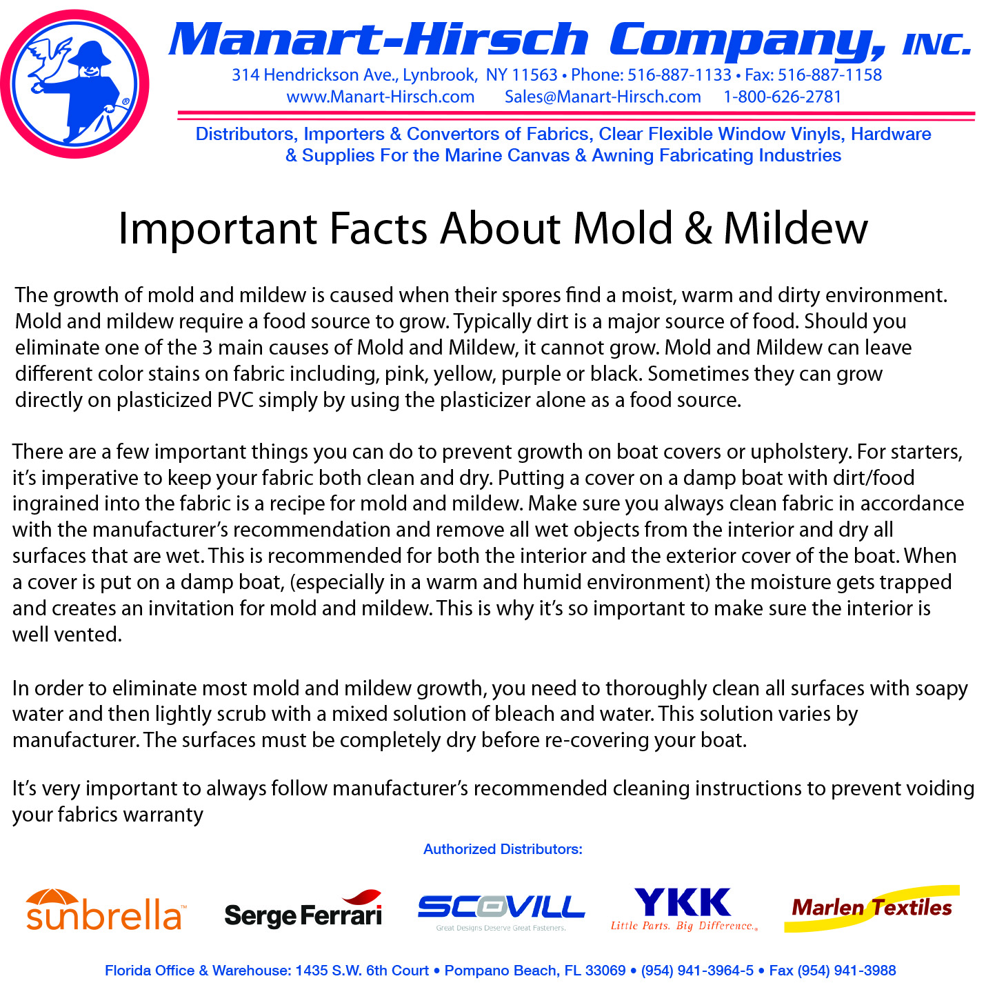 Important Facts About Mold & Mildew – Manart-Hirsch
